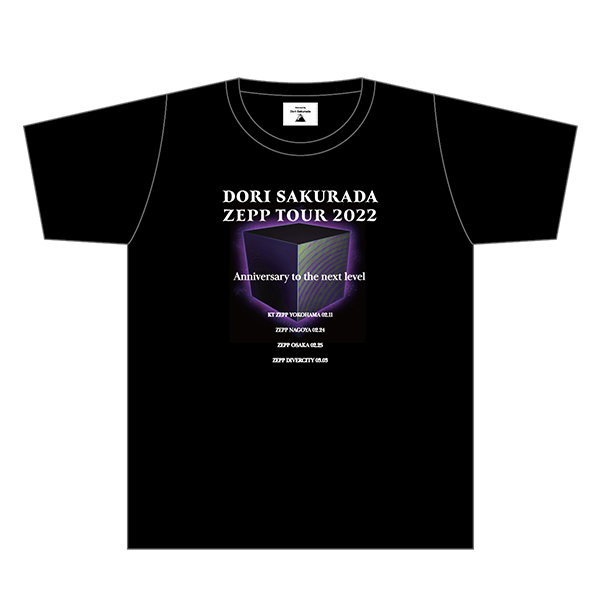 ZEPP TOUR Anniversary T-shirt / Black | Dori Sakurada | A!SMART
